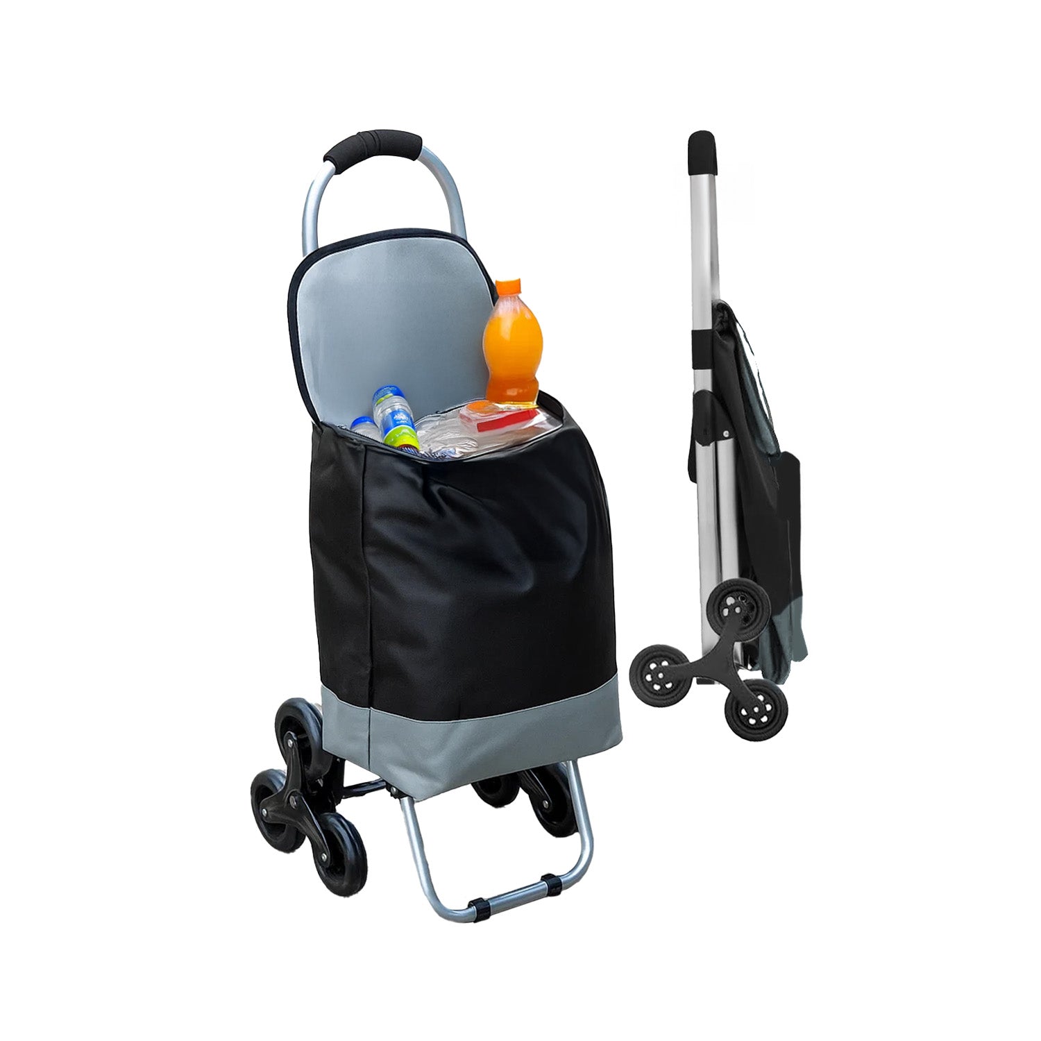 Trolley Spesa 3 Ruote Bicolore con Sacca Impermeabile 20 kg – Avilia Home